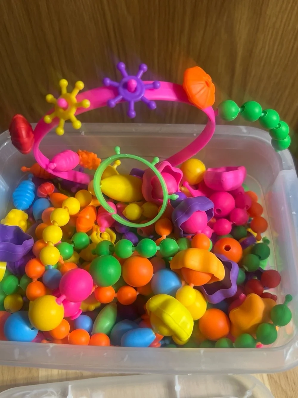 unbranded | Toys | Multicolor Snaptogether Bead Building Set For Kids ...